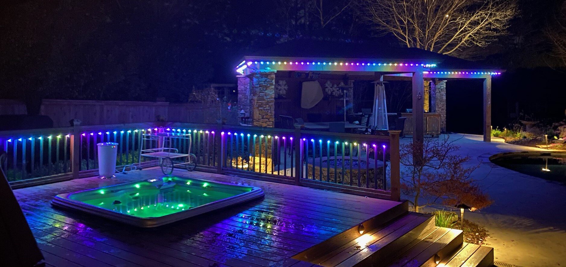 Exterior Residential Accent Lighting | Exterior Commercial Accent Lighting - Trimlight Tomball